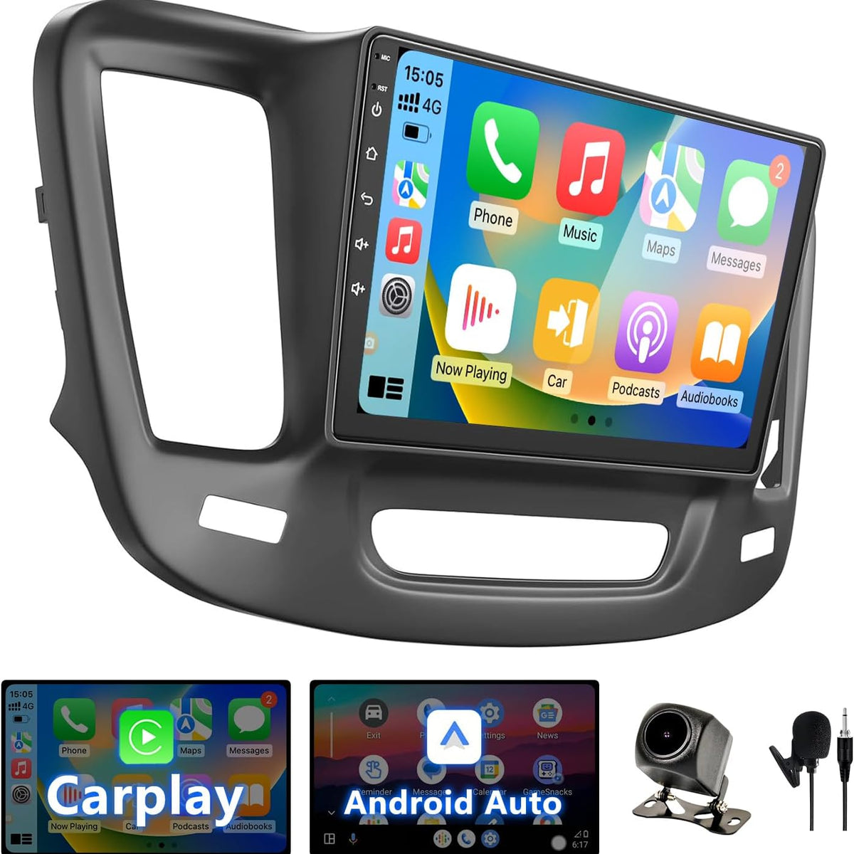 Android 13 Car Stereo for 2015--2019 Chrysler 200 200C 200S with Wirel ...
