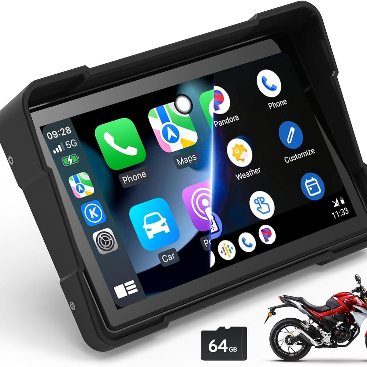 Motorcycle CarPlay/Android Auto Touchscreen – fbinse
